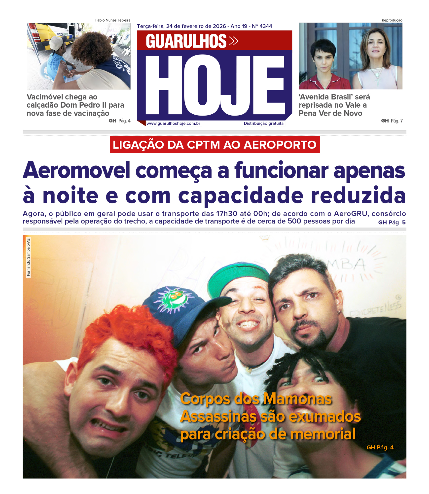 Jornal Guarulhos Hoje – Ed. 4344 – 24/02/2026 - Guarulhos Hoje